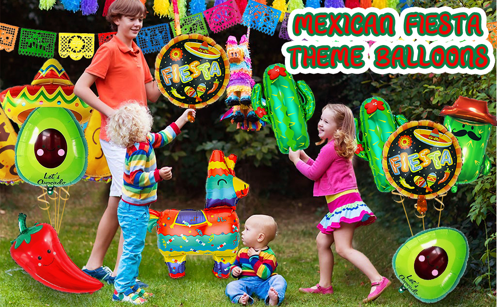Amazon.com: Fiesta Party Decorations Set, Big Taco Party Decorations Set - Pack of 15, Fiesta ...