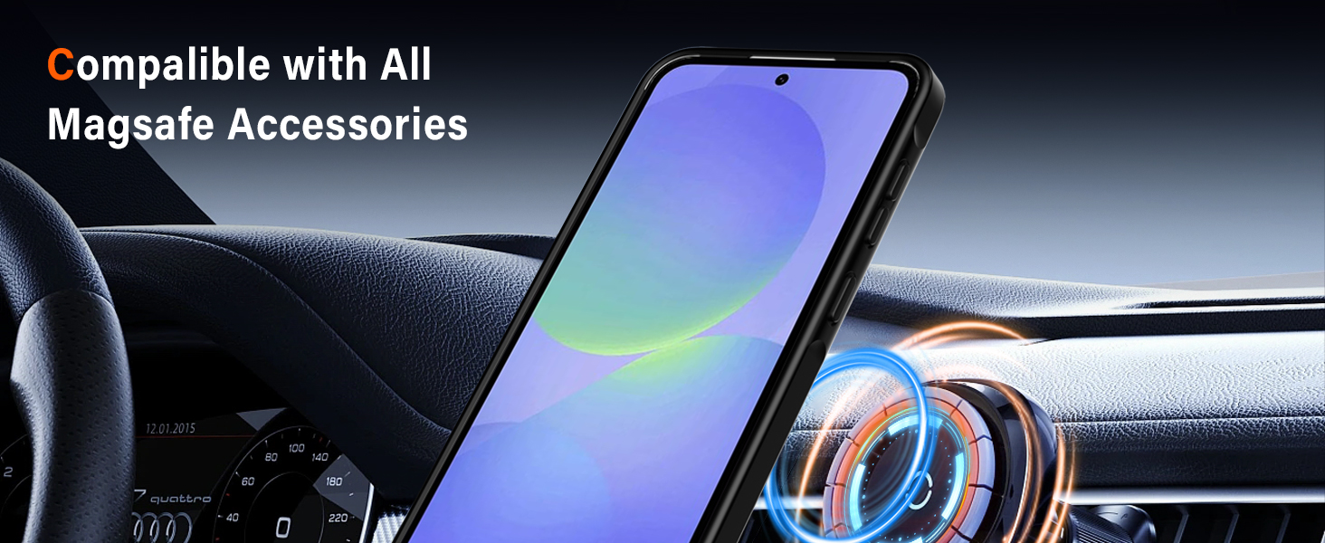 Natbok Magnetic Case for Samsung Galaxy A36/A56 5G, Translucent Matte Protective Magsafe Slim ...