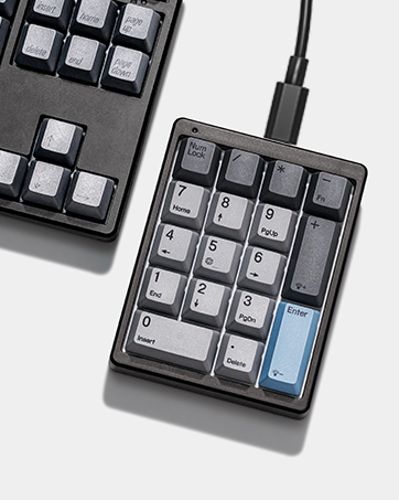 Amazon.com: Kisnt Mechanical Number Pad, Hot Swappable Numpad Wired USB ...