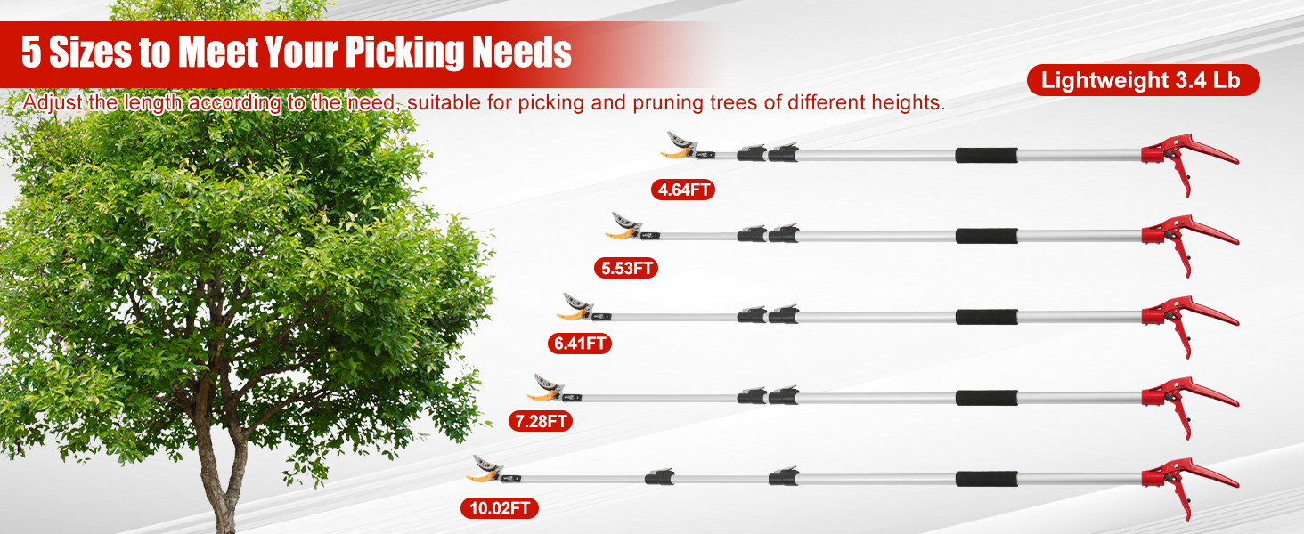 Amazon.com : CypherCore 4.6-10 Ft Extendable Tree Pruner with Pole Saw, Tree Trimmers Long ...