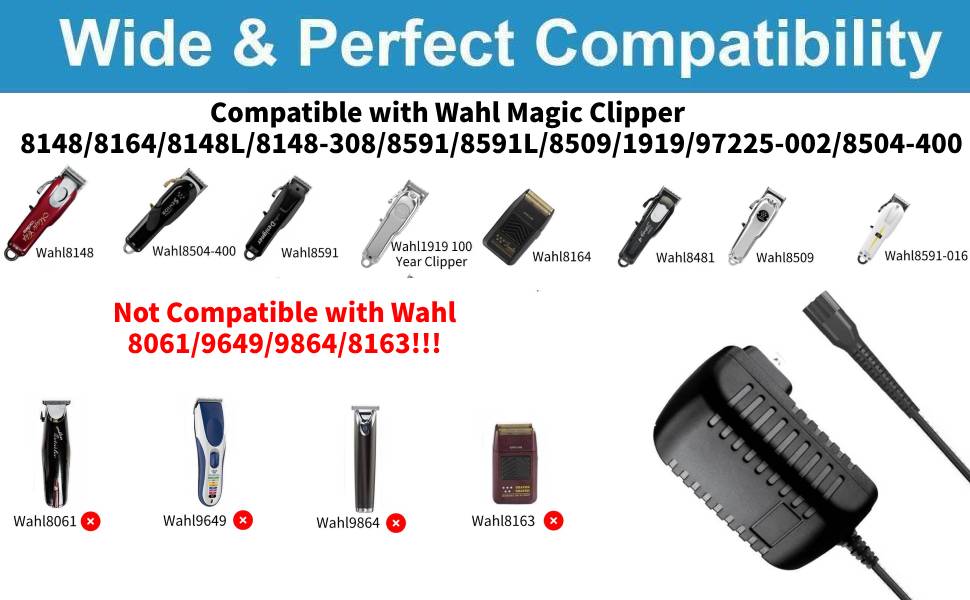 Amazon.com: Magic Clip Cordless Charger for Wahl Clipper, 4V Hair Clippers Charger Cord ...