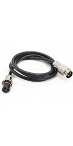 Amazon.com: 16.4 ft GX16 4 Pin Cable Male to Female Head Aviation Cordset, GX16 4 Pin Panel ...