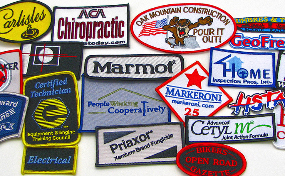 Amazon.com: Custom Embroidered Text Logo Patches - Design Your Own Personalized Name & Photo ...