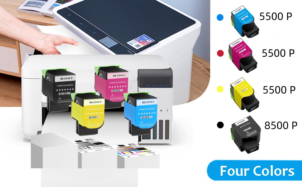 Amazon.com: High-Yield for Xerox C315 C310 Toner Cartridge High Capacity Ink Replacement for ...