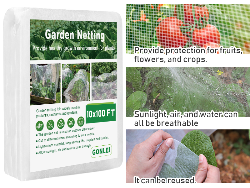 Amazon.com : GonLei Garden Netting 10 X 100 FT Ultra Fine Netting for Garden Protection,Garden ...