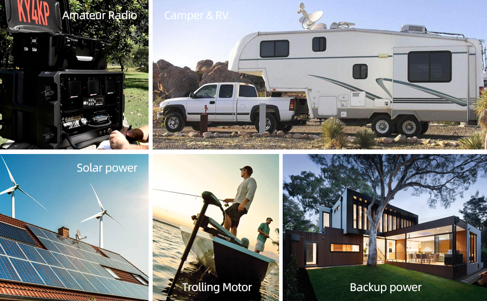 Amazon.com: UPLUS LiFePO4 12V 200Ah Lithium Battery, 2560Wh LFP Deep Cycle LiFePO4 Batteries ...