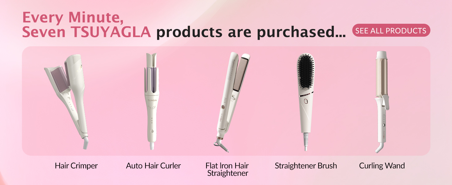 Amazon.com: TSUYAGLA Large Hair Curling Wand, 1.6 Inch Big Barrel Curling Iron, 40 Million Ionic ...