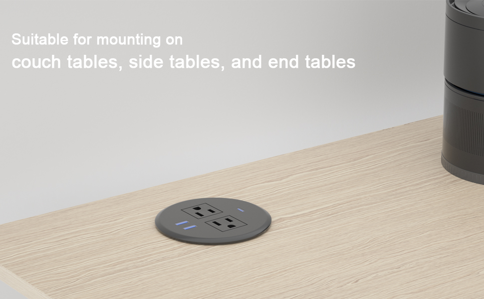 Amazon.com: Fadossu Desktop Power Grommet - Set of 2,3-inch,20W USB C Fast Charging,Fits 3-1/8 ...