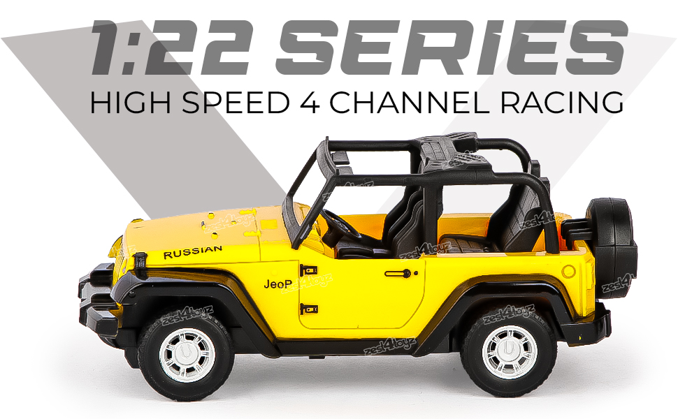 Zest 4 Toyz Remote Control Car Toy High Speed RC Cars Rechargeable RC Jeep Car Toy Remote Cars ...