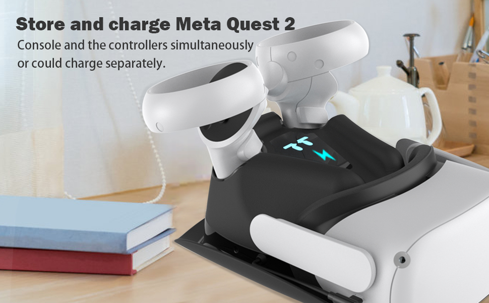 Amazon.com: Charging Dock for Oculus Quest 2, Magnetic Charging Station ...