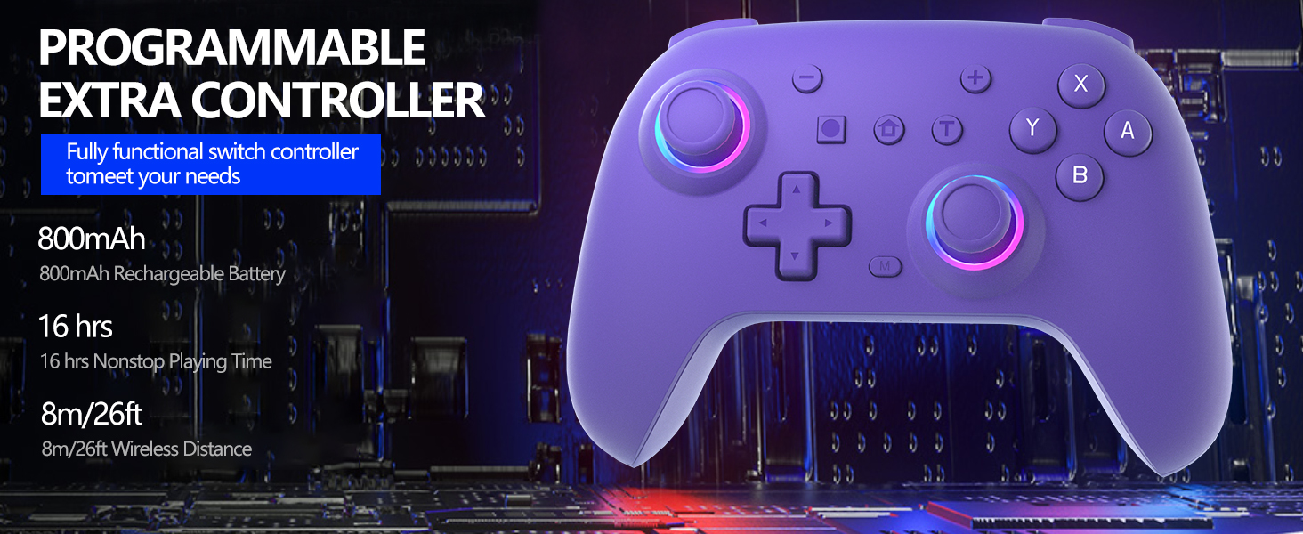 Amazon.com: SZYUYU Switch Controller for Switch 2,Switch Pro Controller for Switch/OLED/Lite/PC ...