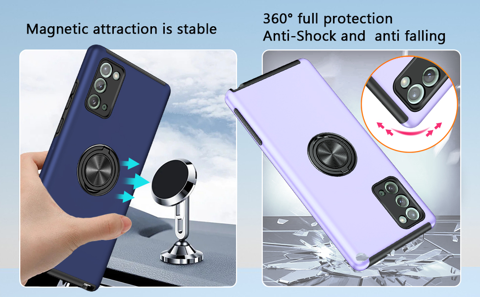 Amazon.com: AKINIK for Note 20 Case, Samsung Galaxy Note 20 Case with Self Healing Flexible TPU ...