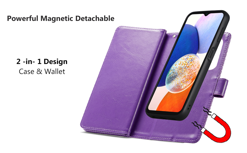 Amazon.com: Varikke Samsung A14 5G Case Wallet, Galaxy A14 5G Case Wallet for Women with Card ...