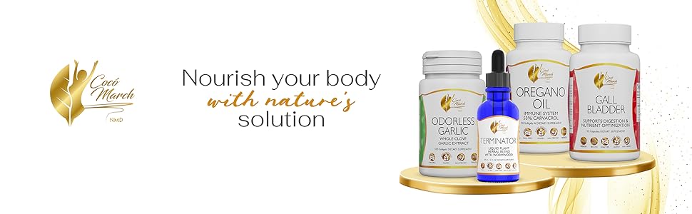 Amazon.com: Coco March TERMINATOR KIT - Powerful Gut Cleanse 28-Day Protocol for Tough and ...