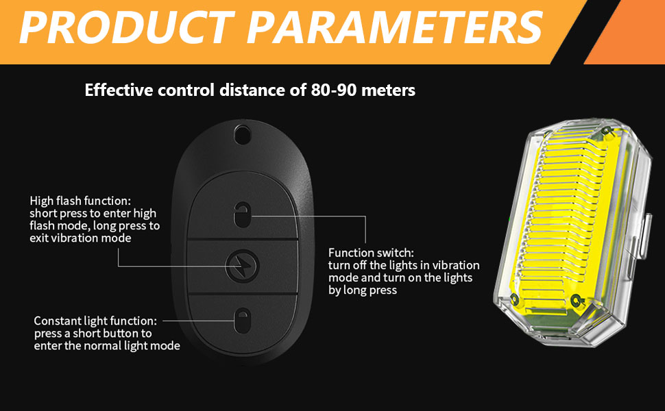 Amazon.com: 4Pcs Upgraded Wireless Strobe Lights with Remote Control ...