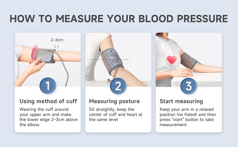Amazon.com: yuwell Blood Pressure Monitor, Extra Large Upper Arm Cuff, Digital BP Machine for ...