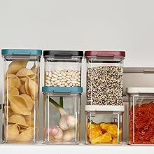 Mepal Food Storage Containers 3-Piece Set - Storage Boxes with Lids ...