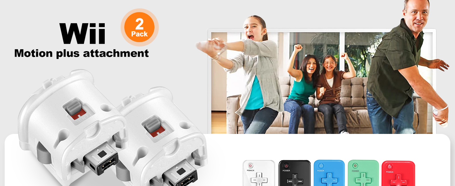 Amazon.com: Puning Wii Motion Plus Adapter, Motion Attachment for Wii ...