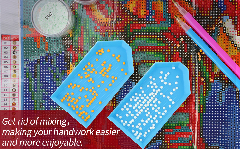 Amazon.com: Diamond Painting Accessories Tray Organizer, Art Painting ...