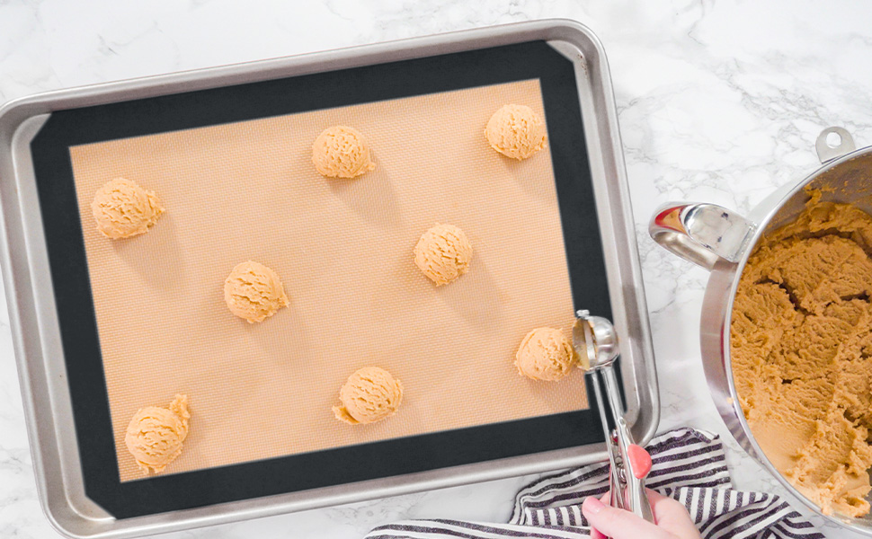 Amazon.com: Baking Mats Silicone for Baking Sheets, 3 Pack Reusable ...