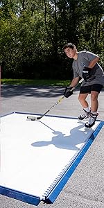 Skate Anytime - Synthetic Ice for Hockey - Skateable Artificial Ice Tiles - Backyard Ice Rink ...