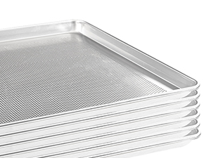 Amazon.com: HARDURA Aluminum Perforated Baking Sheet Pan 18”L X 13”W X ...