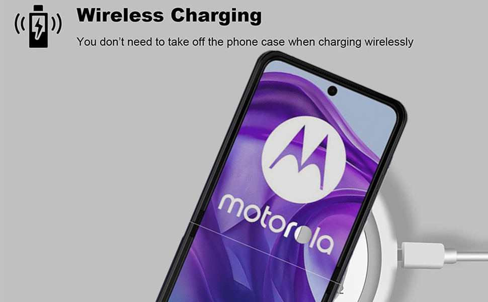 Amazon.com: Hiooloon for Motorola Razr Plus 2024 Leather Case with Screen Protector, Compatible ...