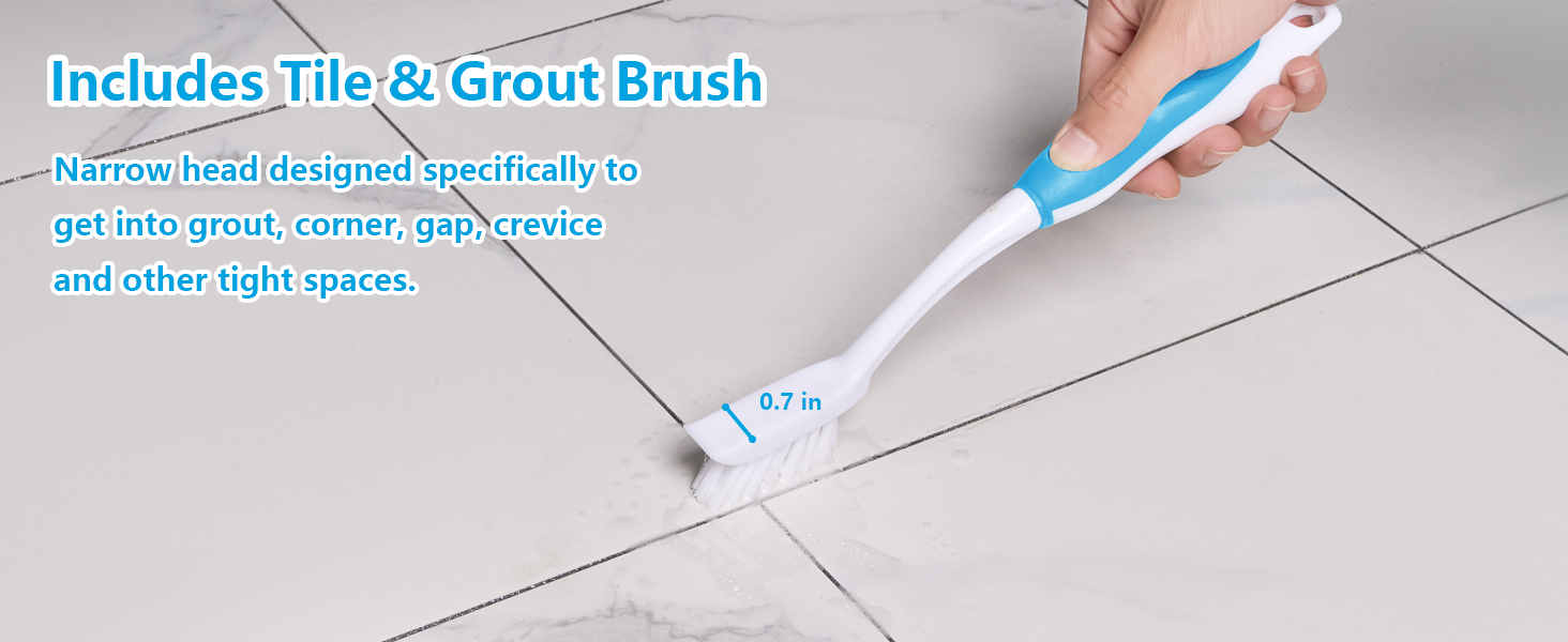 Amazon.com: HileSwan Scrub Brush Set, 4 Pack Deep Cleaning Brush Kit ...