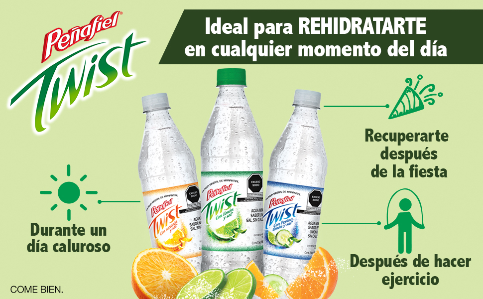 Peñafiel, Twist Limón 1 L, Botella Pet (12 pack) : Amazon.com.mx: Herramientas y Mejoras del Hogar