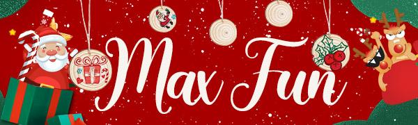 Amazon.com: Max Fun Natural Wood Slices 30PCS 3.1-3.5'' Crafts DIY ...