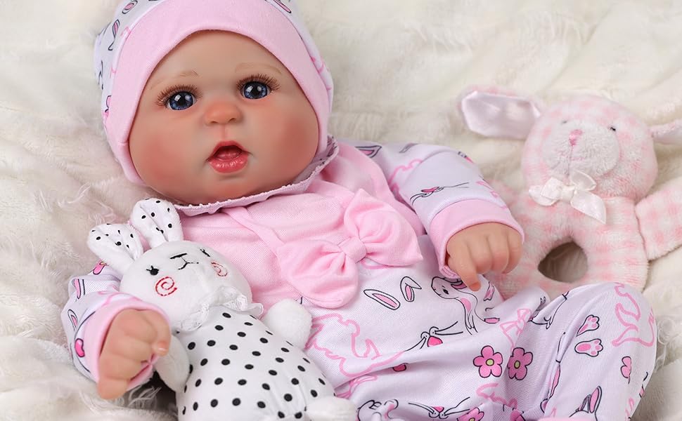 Amazon.com: BABESIDE Lifelike Reborn Baby Dolls - Bailyn, 20 inch Realistic Baby Doll Weighted ...