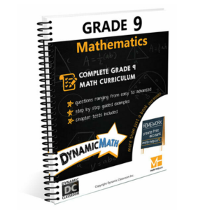 Dynamic Math Workbook - Complete Grade 9 Mathematics Curriculum (AB, SK ...