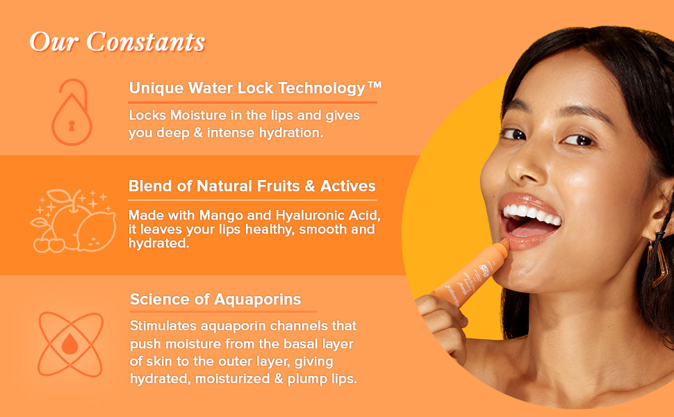 Buy Aqualogica Coral Slush Plump+ Luscious Tinted Lip Balm with Mango and Hyaluronic Acid - 10g ...