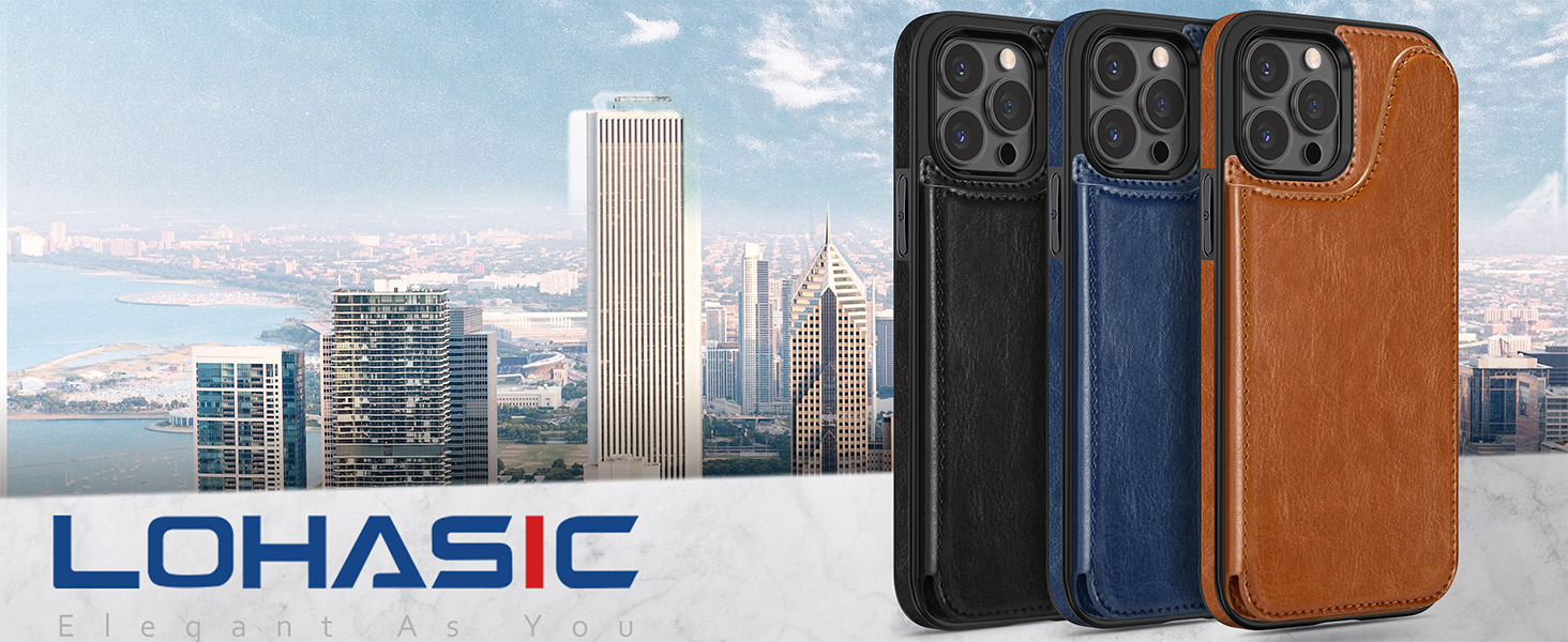 Amazon.com: LOHASIC Wallet Case for iPhone 15 Pro Max, 5 Card Holder, Safe RFID Blocking ...