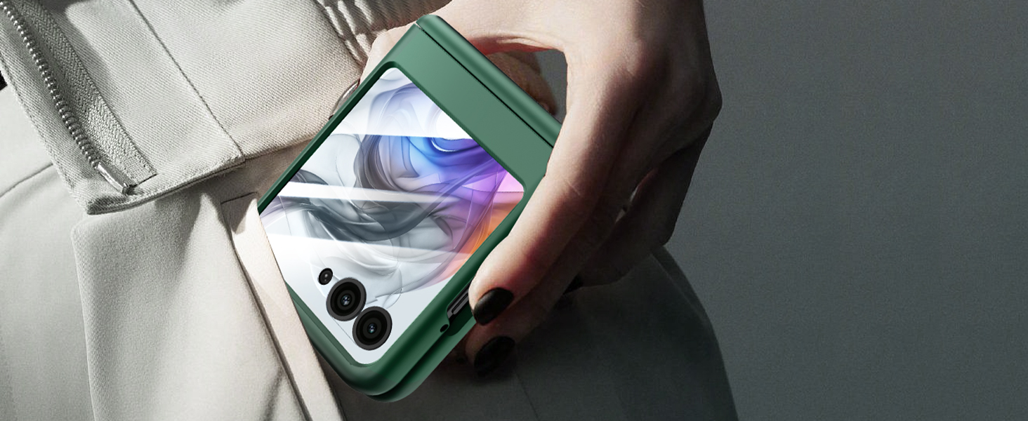 Amazon.com: VEGO for Motorola Razr 2024 Case with Hinge Protection [Not fit Razr Plus 2024 ...