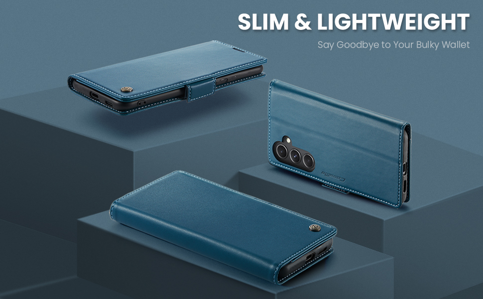 Amazon.com: FCOZCKLOM Compatible with Samsung Galaxy S23FE Wallet Case with RFID Blocking Card ...