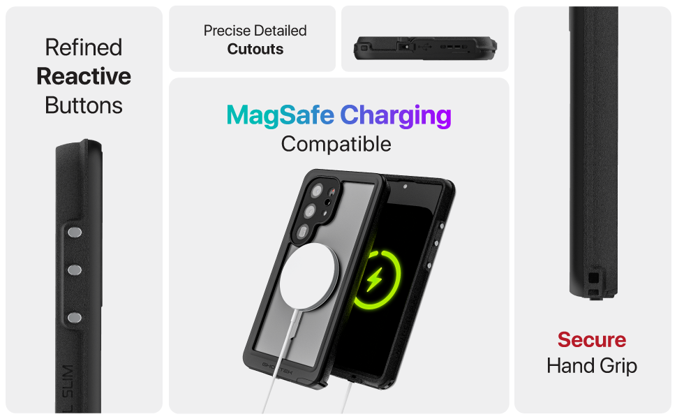 Amazon.com: Ghostek Nautical Slim Samsung Galaxy S25 Waterproof Case with Screen Protector ...