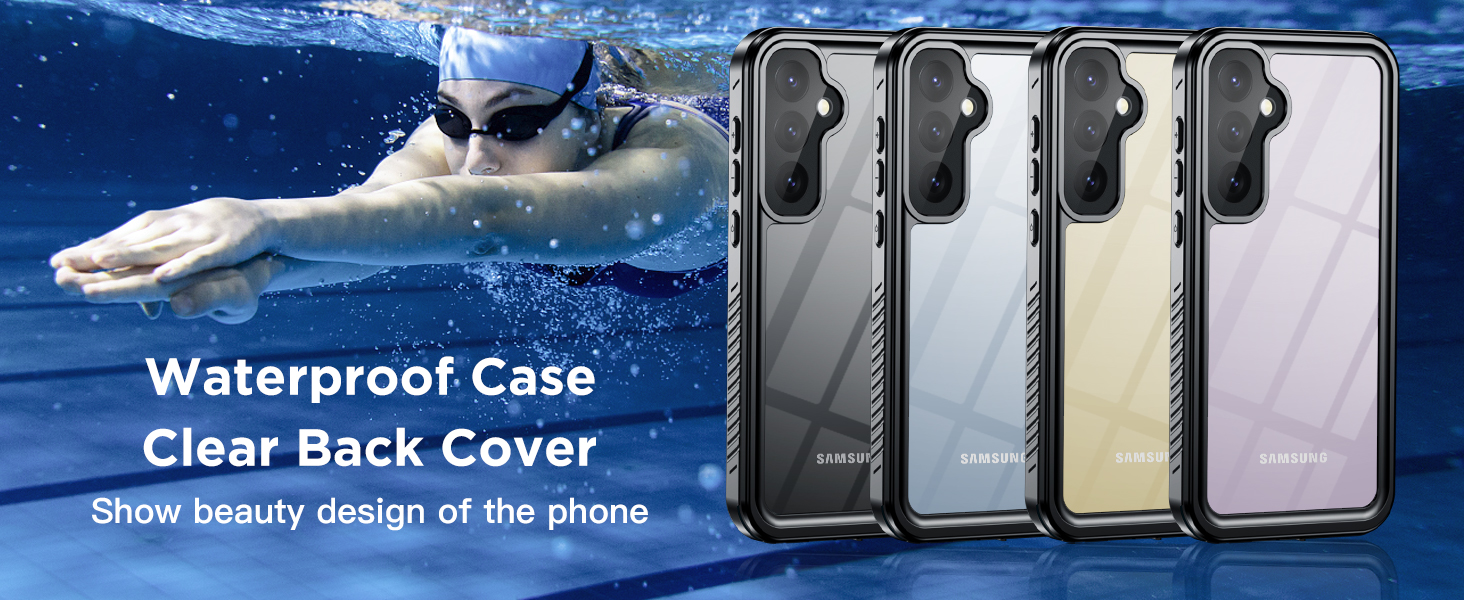 Beeasy For Samsung Galaxy A55 5g Case Waterproof IP68, Military Grade Shockproof Dustproof 360 ...