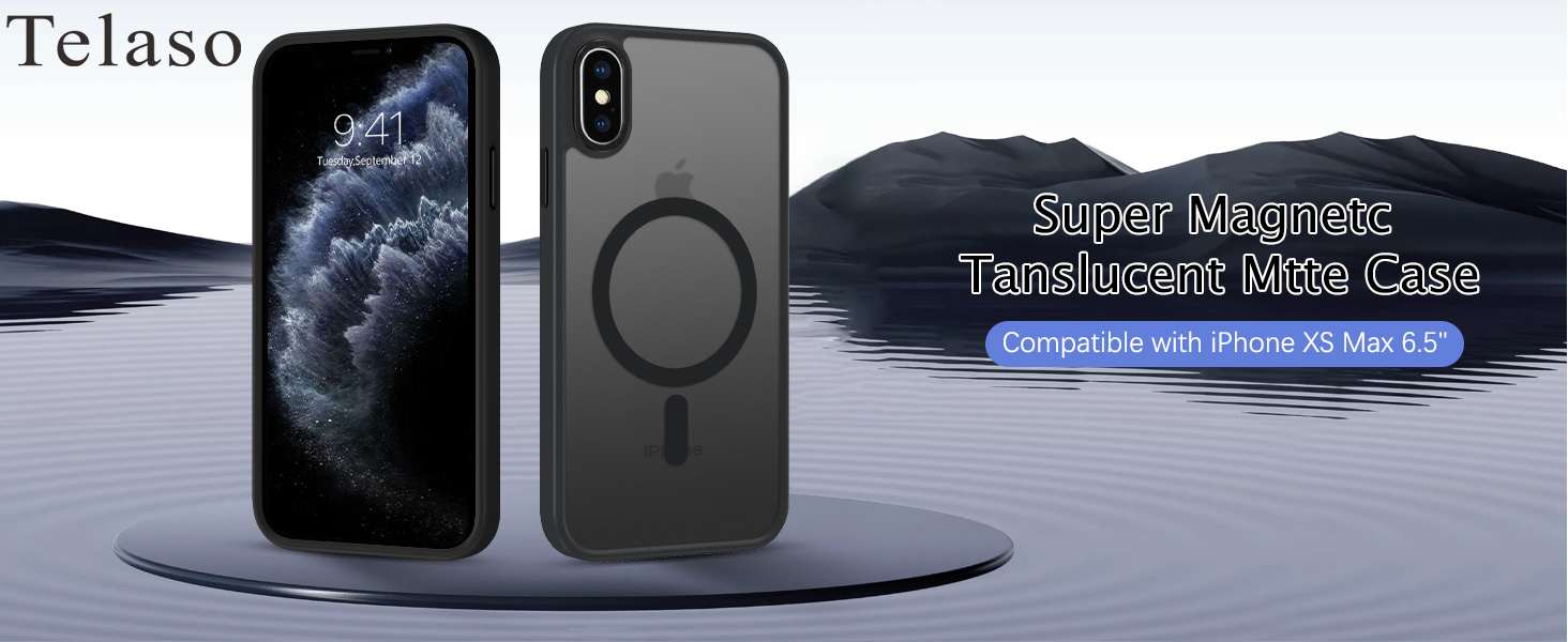Amazon.com: Telaso for iPhone Xs Max Case, iPhone Xs Max Phone Case Compatible with Magsafe ...
