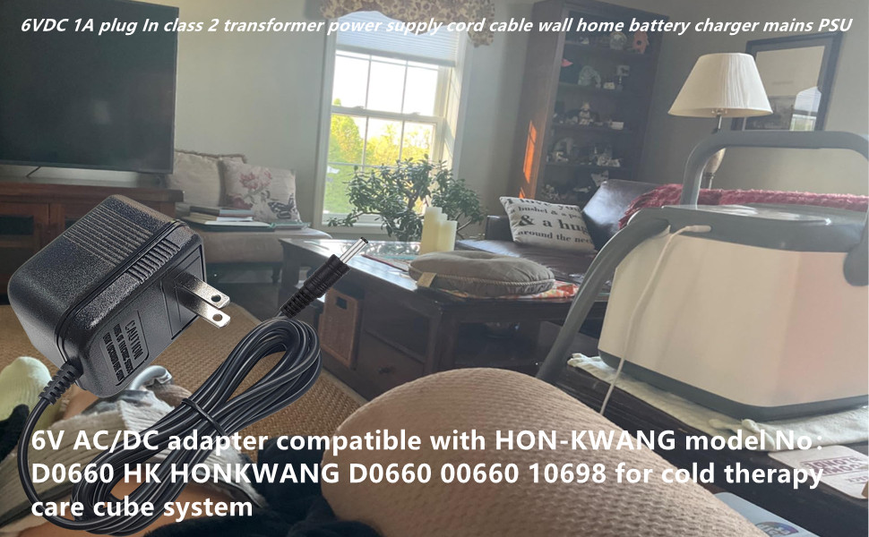 Amazon.com: Fesasn 6VDC 600mA AC/DC Power Adapter Transformer Replacement for Breg Part 10698 ...