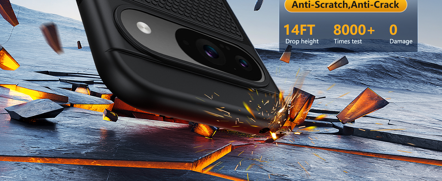 Amazon.com: FNTCASE for Google Pixel 9 Case: Pixel 9 Pro Dual Layer Heavy Duty Protective Cell ...