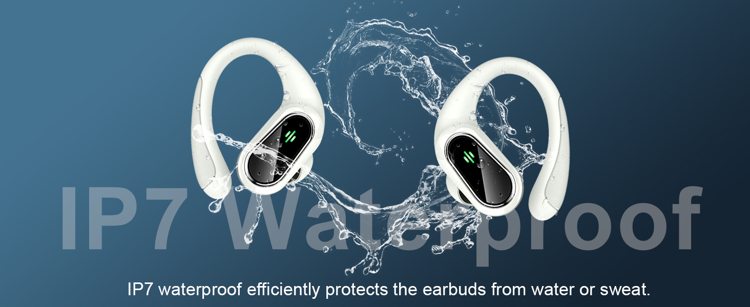 Amazon.com: Wireless Earbud, Sport Bluetooth 5.3 Headphones with ...