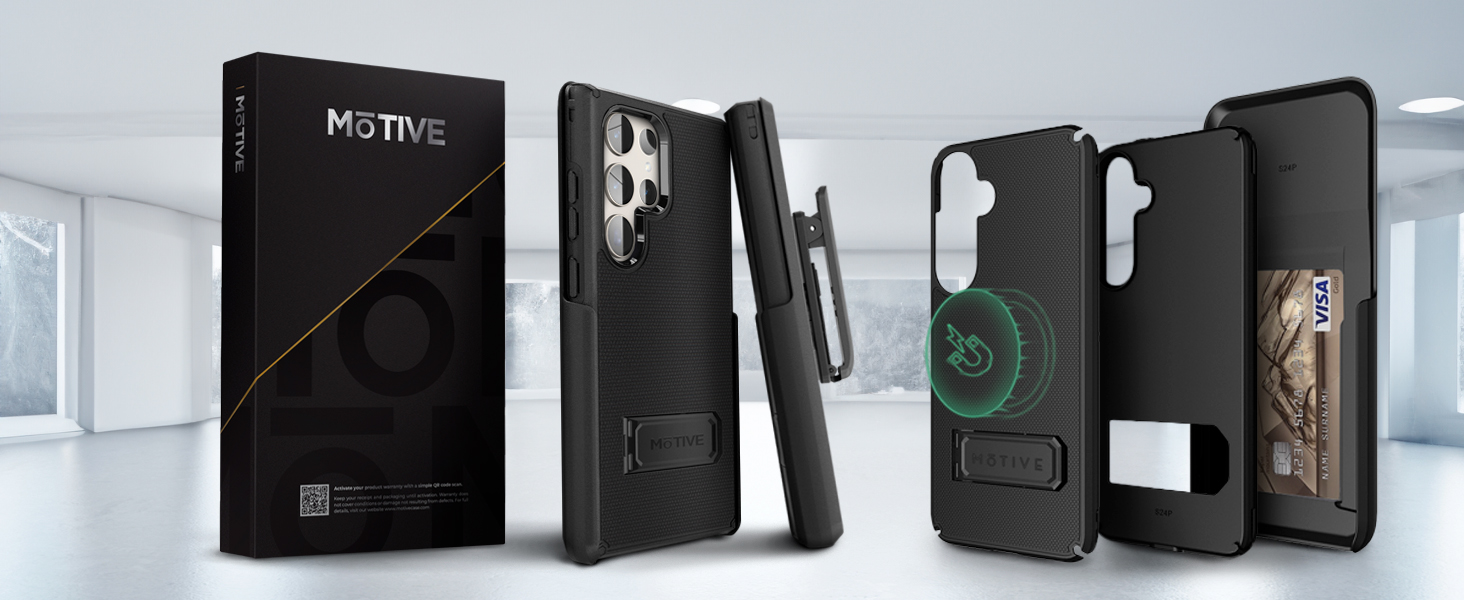 Amazon.com: MOTIVE Designed for Samsung Galaxy s24 Plus Case with Belt Clip, Compatible with ...