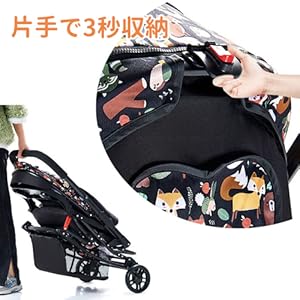 Amazon.co.jp: HZDMJ ベビーカー 折りたたみ ab型ベビーカー 軽量 コンパクト b型 ベビーカー リクライニング ゆりかごに変身可能 SG基準 新生児 1 ヶ月から 36 ...