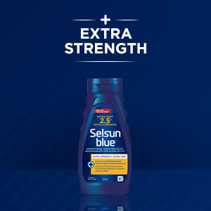 Selsun Blue 2.5% Extra Strength Anti-Dandruff Shampoo, Clinically Proven Selenium Sulfide ...