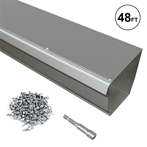 Wintcomfort 35 Pack Stainless Steel Micro Mesh Gutter Guard for 4", 5 ...