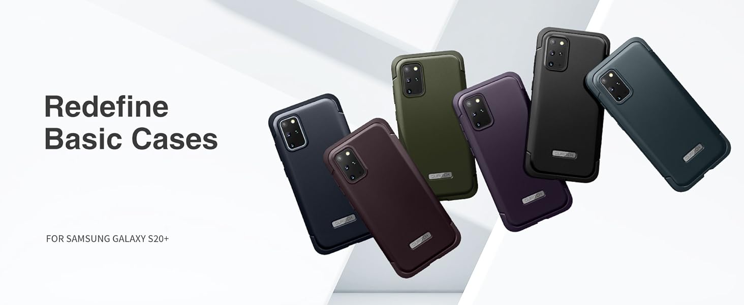 Amazon.com: SURITCH for Samsung Galaxy S20 Plus Case, [Extra Front Frame] Full-Body Heavy Duty ...