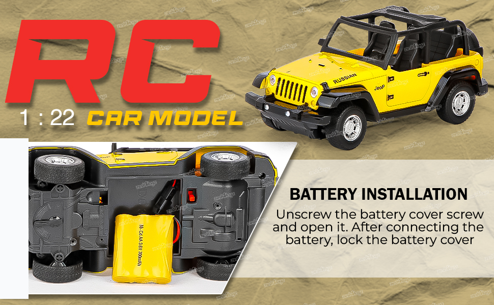 Zest 4 Toyz Remote Control Car Toy High Speed RC Cars Rechargeable RC Jeep Car Toy Remote Cars ...