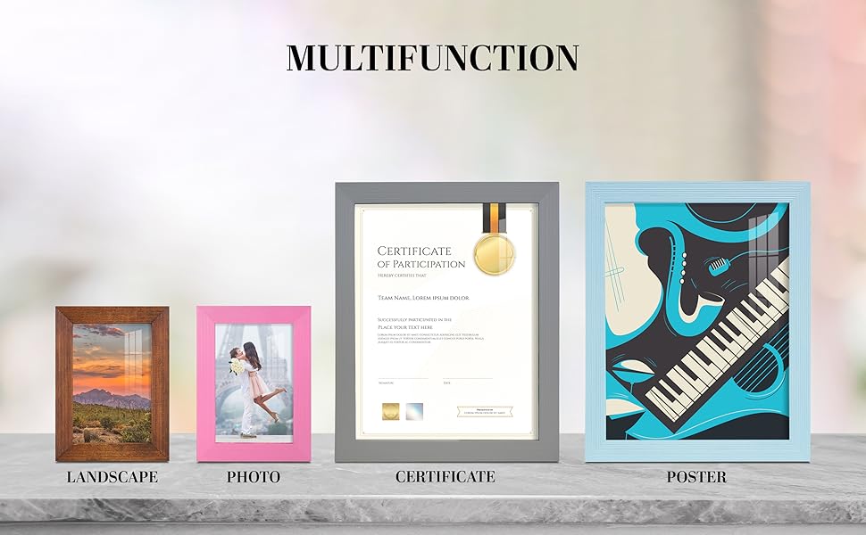 Amazon.com: Renditions Gallery 5x7 inch Picture Frame High-end Modern ...