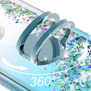 Amazon.com: WORLDMOM for iPhone 13 Case,Bling Moving Liquid Floating Sparkle Colorful Glitter ...